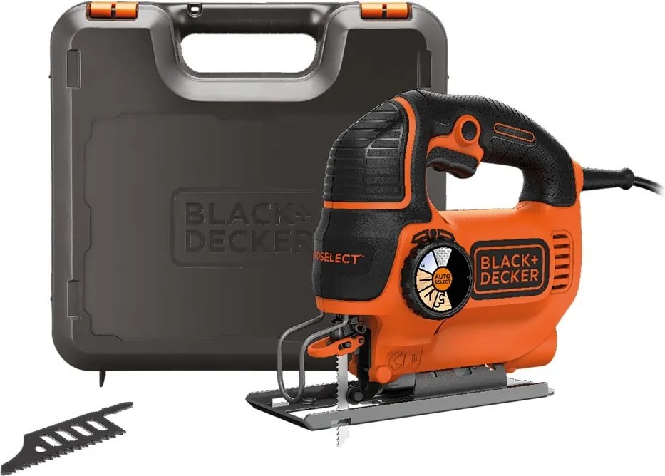 Přímočará pila Black+Decker KS801SE AutoSelect, 550W, prořez 80mm