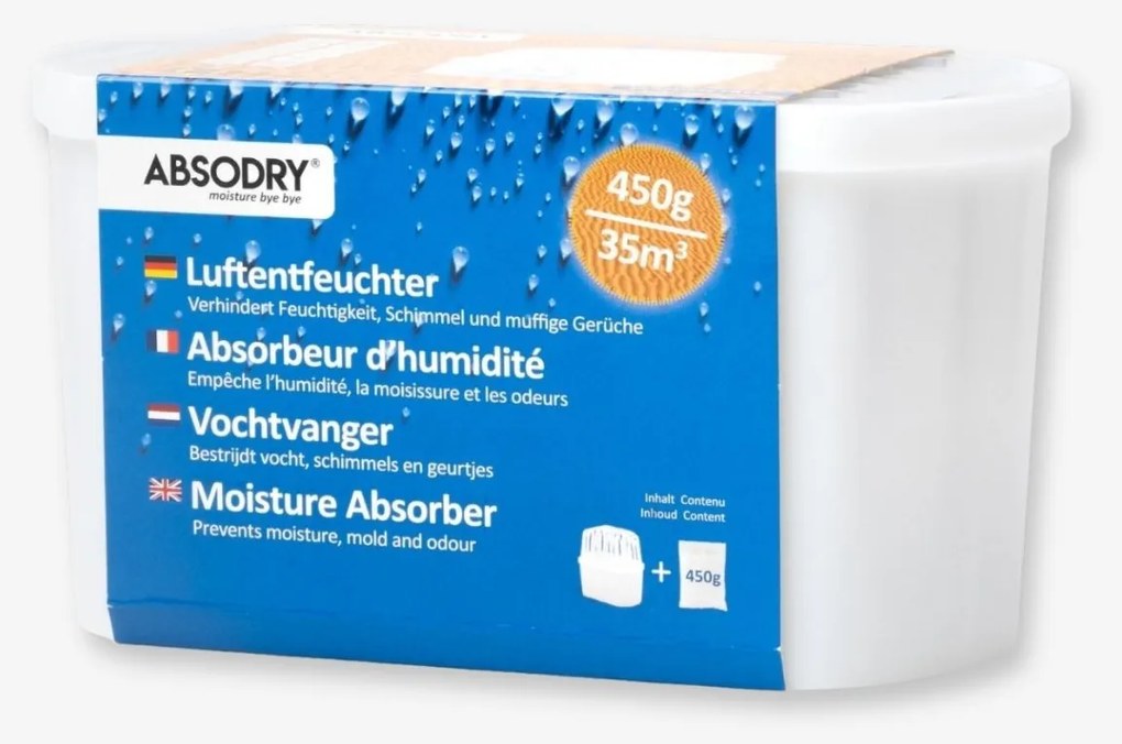 Everbrand Sweden Everbrand pohlcovač vlhkosti Absodry Mini Compact pro místnost do 35m3, 450 g