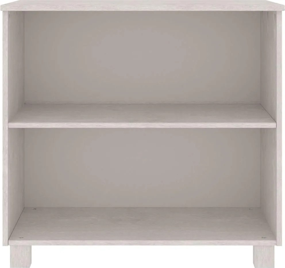 Příborník HAMAR bílý 85 x 35 x 80 cm masivní borovice 340501