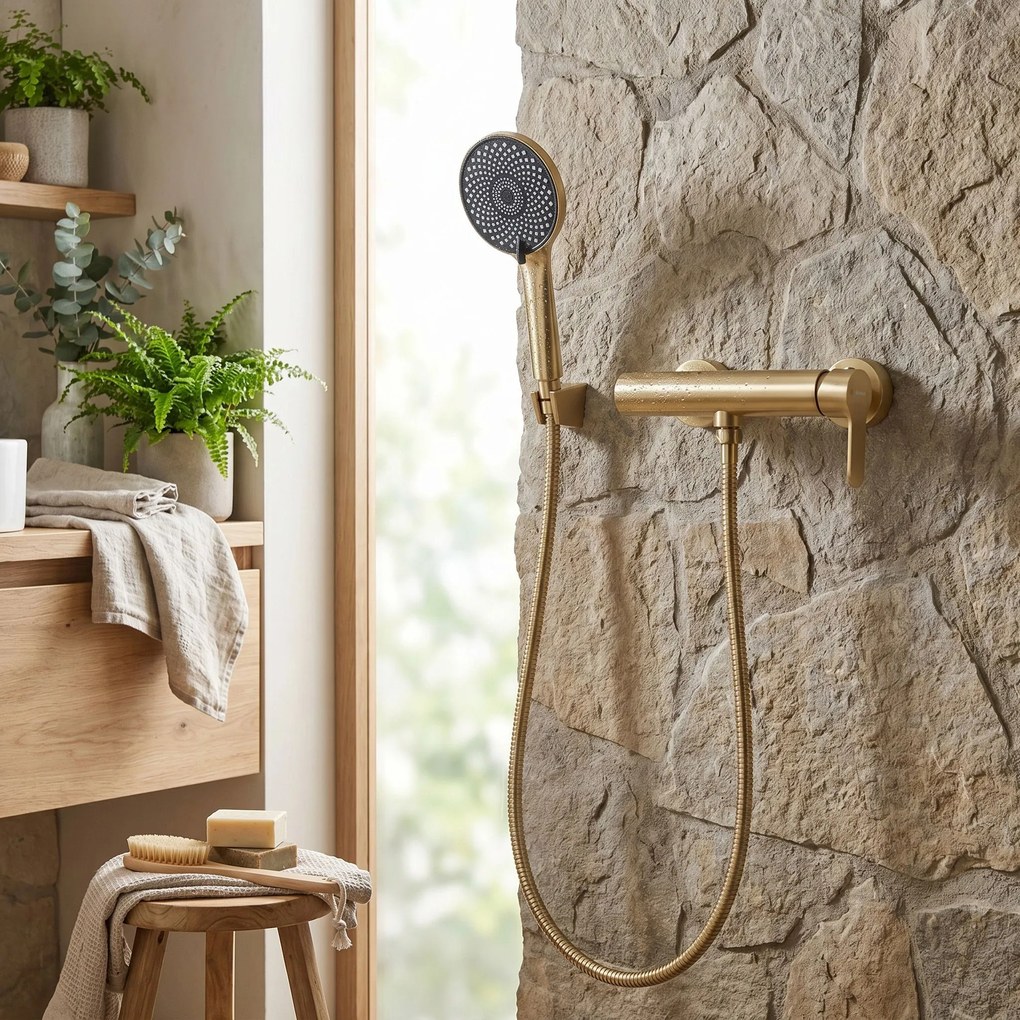 Rea, Sprchová baterie REA Arcos Brush Gold, REA-B6980