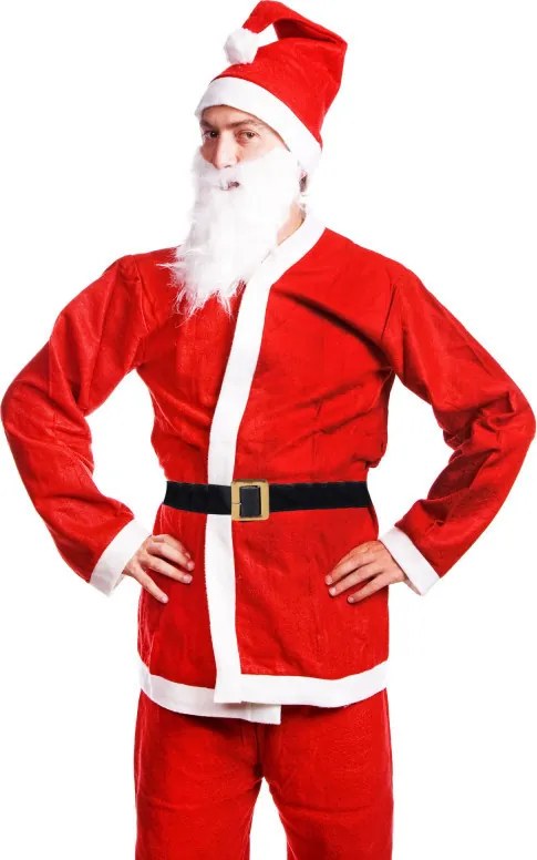 Vánoční kostým Santa Claus 5 dílný, vel. dospělí