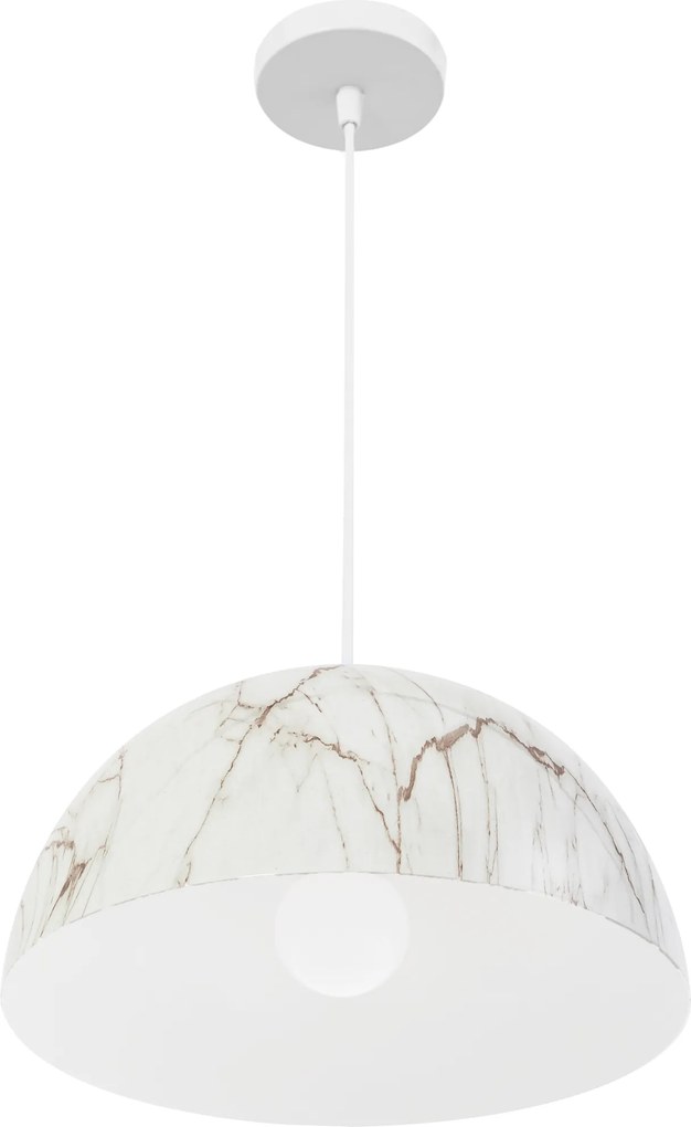 Toolight, závěsná lampa APP911-1CP Marble, imitace kamene, OSW-06620