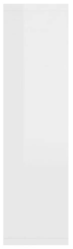 Petromila Zrcadlová skříňka s LED bílá s vysokým leskem 76 x 15 x 55 cm