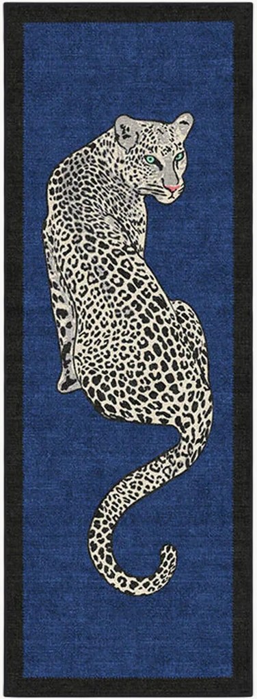 Omyvatelný běhoun's nízkým vlasem Snow Leopard By Jonathan Adler