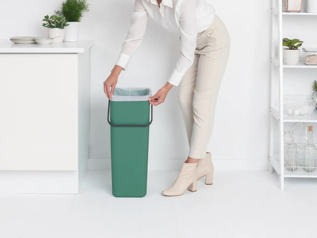 Brabantia Odpadkový koš Sort & Go 40 l - zelená