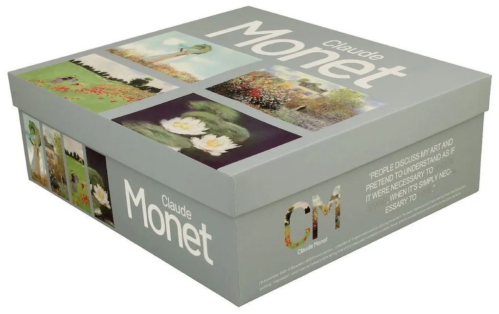 Porcelánový hrnek Monet 350 ml sada 4ks