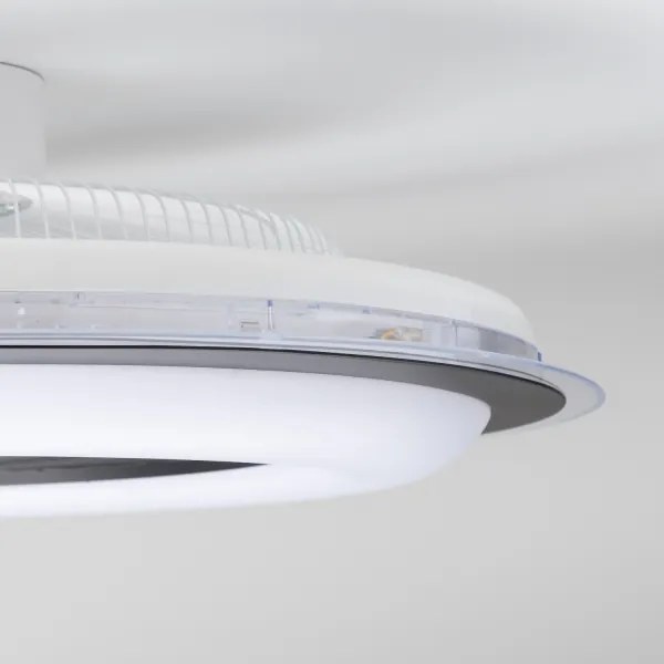 Brilagi - LED Stmívatelné svítidlo s ventilátorem RONDA LED/48W/230V černá + DO