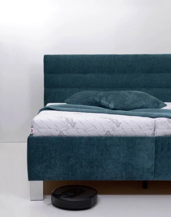 Pohoda Čalouněná postel WENDY s úložným prostorem a volně loženou matrací | Látka: Alfa 120,Šířka matrace: 160 cm