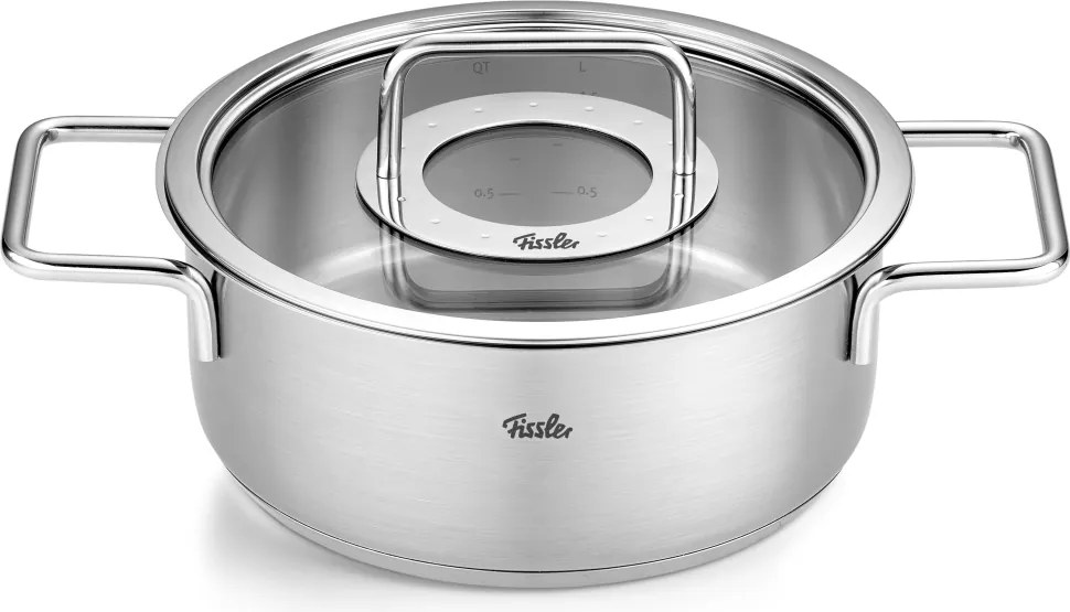 Hrnec z z nerezové oceli s poklicí Fissler Pure Collection 24 cm K2