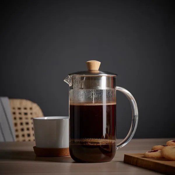 IKEA 365+ Konvice na čaj/kávu, čiré sklo/nerezavějící ocel, 1 l