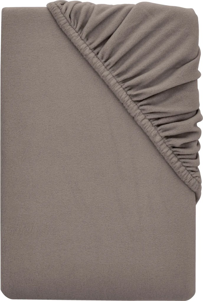 Livarno® Fleecové napínací prostěradlo, 90-100 x 200 cm (béžová)