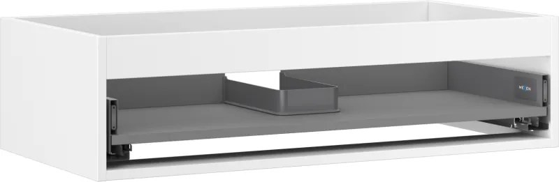 Mexen Box-A, závěsná skříňka 90 cm, 1 zásuvka, bílá matná, 91AX0-0900-235-1-01