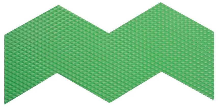 Vylen Ochrana stěn ZIG ZAG - 42,5 x 13,6 cm  Zelená