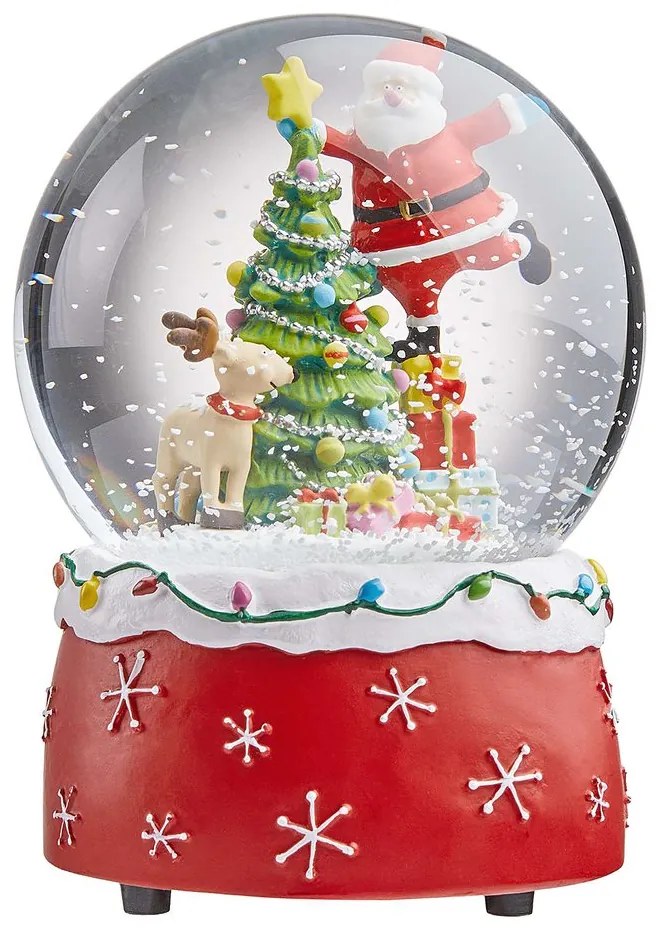 X-MAS Hrací skříňka Santa, stromek a sob
