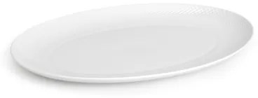 Porcelánový oválný talíř Rhombe 42x32 cm Lyngby Porcelaen