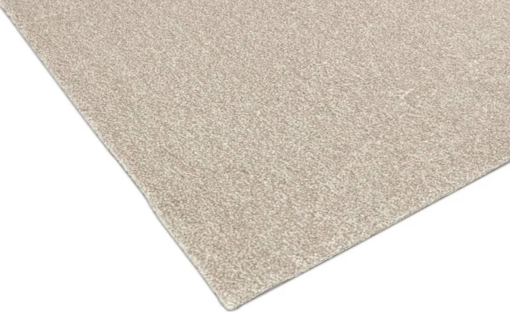 Condor Carpets, Metrážový koberec Sicily 172, na míru, šíře 4m, béžová, filc, ložnice