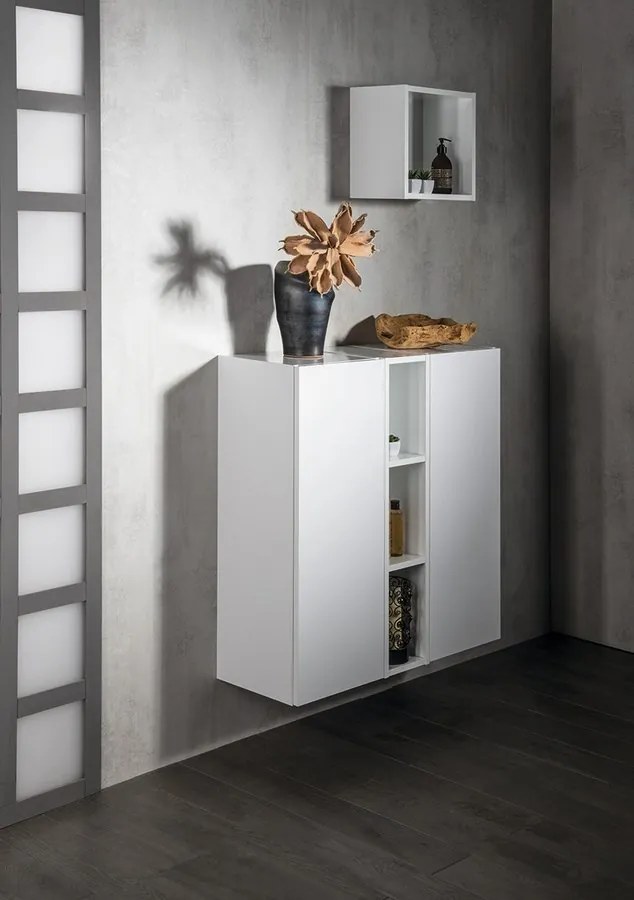 Sapho Sapho, ESPACE skříňka 35x94x32cm, 1x dvířka, levá/pravá, bílá lesk, ESC530-3030