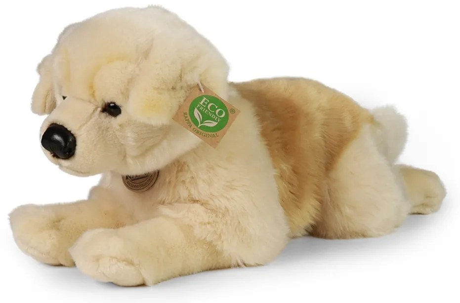 Rappa Plyšový pes zlatý retrívr ležící 39 cm ECO-FRIENDLY