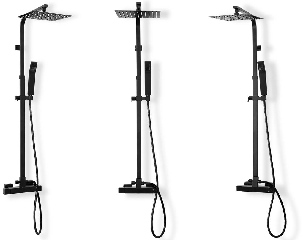 Rea Milan - sprchový set, černá, REA-P7000