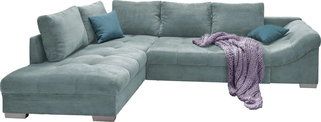XXXLutz ROHOVÁ SEDAČKA, textil, světle modrá P & B - Sedací soupravy - 002310006722