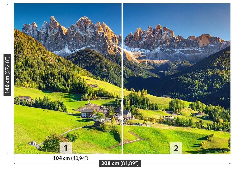 Fototapeta Dolomity 104x70