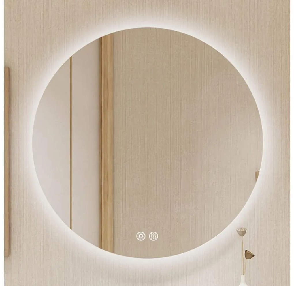 Brilagi - LED Stm. vyhř. zrcadlo s pods. DEMI ECO LED/12W/230V pr. 60 cm IP44