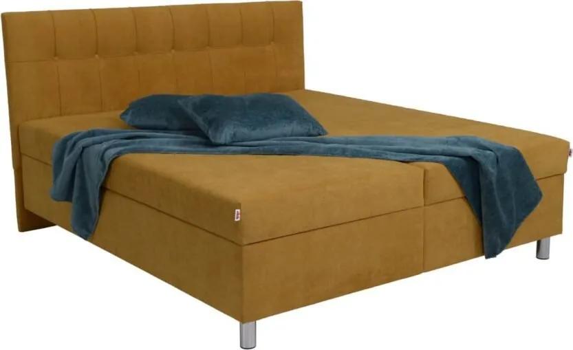 Pohoda Čalouněná postel TORINO s úložným prostorem | Látka: Katie 11,Šířka matrace: 180 cm