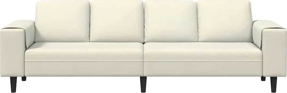 Pohovka do obývacího pokoje Krémová 250 x 77 x 76 cm 3335098