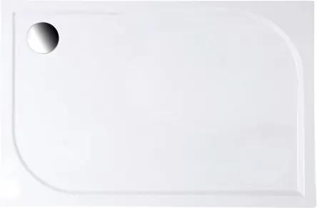 GELCO GALET 120/80 sprchová vanička z litého mramoru, obdélník, 120x80x3 cm (LQ12080)