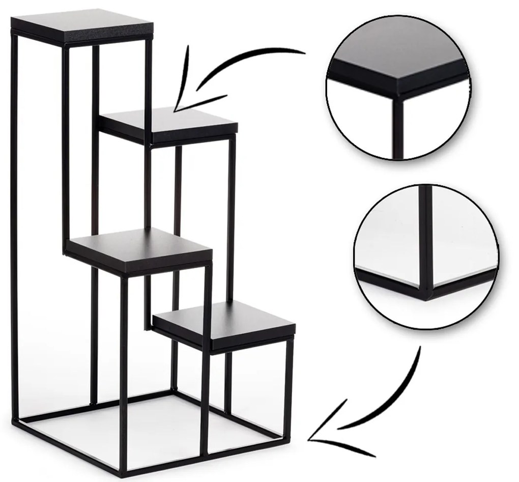 Stojan na květiny Caros černý