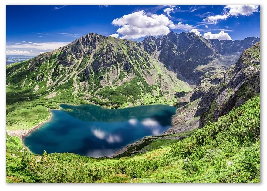 Wallmuralia Foto obraz akrylový na stěnu Černé jezero Tatry 100x70