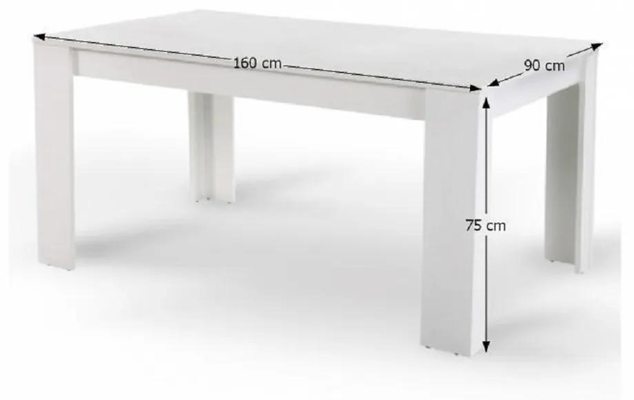 Jídelní stůl TOMY NEW Tempo Kondela 140x80x75 cm