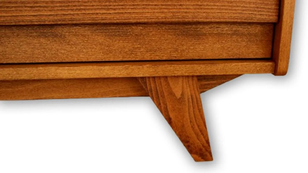 Dřevěná komoda Postelia PATTI 4 zásuvky 100x45 cm z masivu