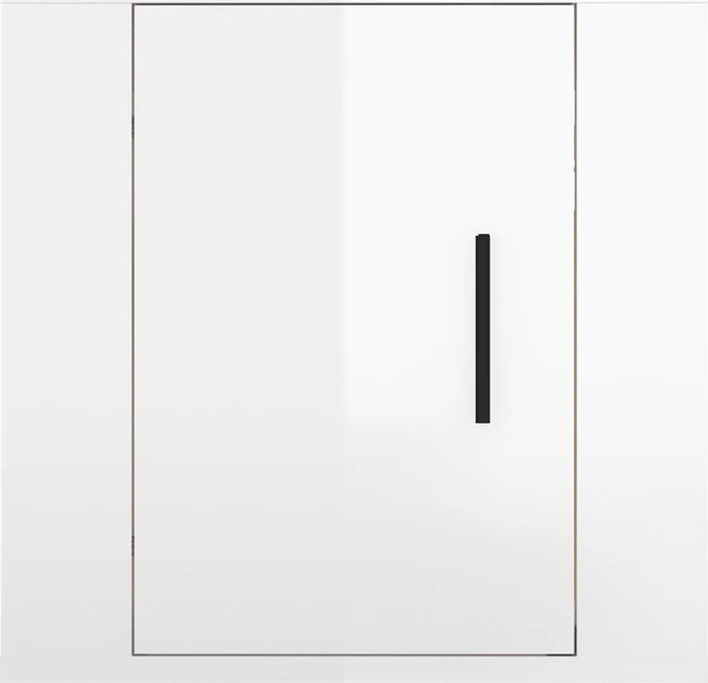 vidaXL Nástěnné TV skříňky 2 ks 40 x 34,5 x 40 cm [816643] Barva: hnědý dub