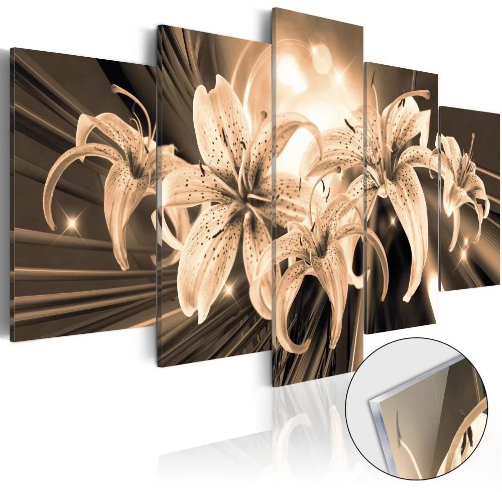 Obraz na skle Bimago - Bouquet of Memories 100x50 cm