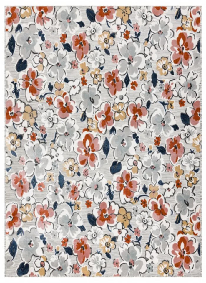 Venkovní kusový koberec Louka šedý 176x270cm