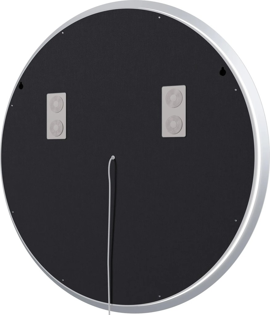 Koupelnové zrcadlo Laconia 80 s Bluetooth – čiré sklo