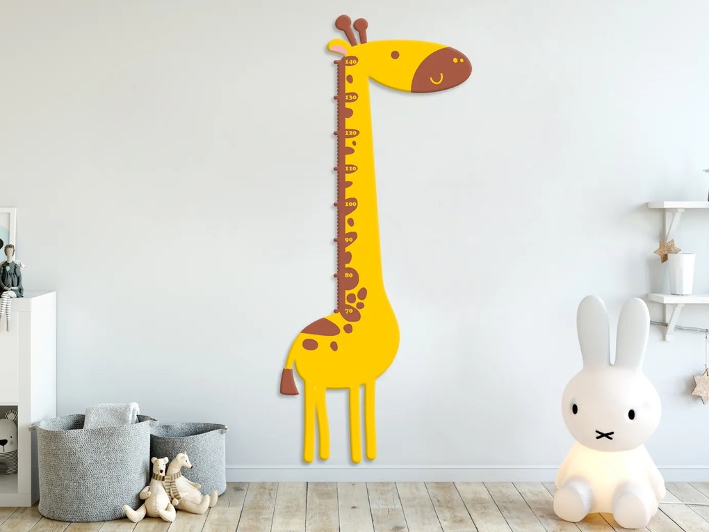 Dětský metr Žirafa žlutý