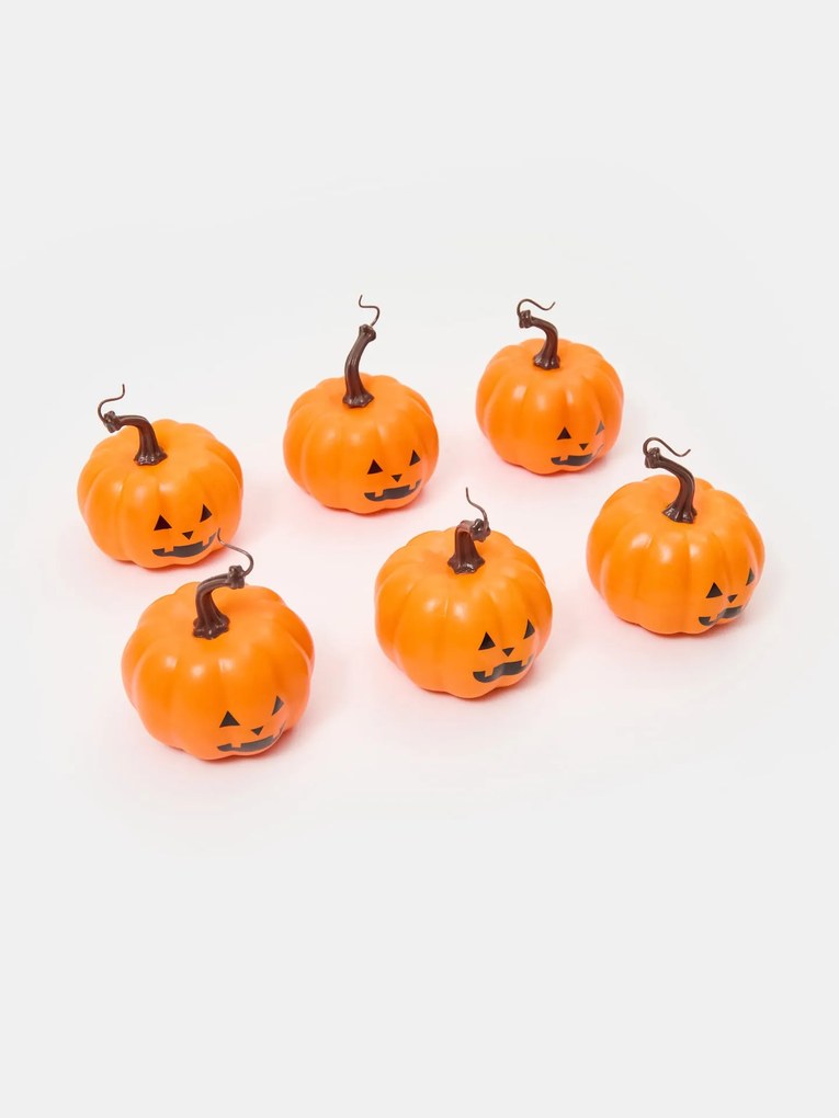 Sinsay - Dekorativní halloweenové dýně 6 ks - oranžová