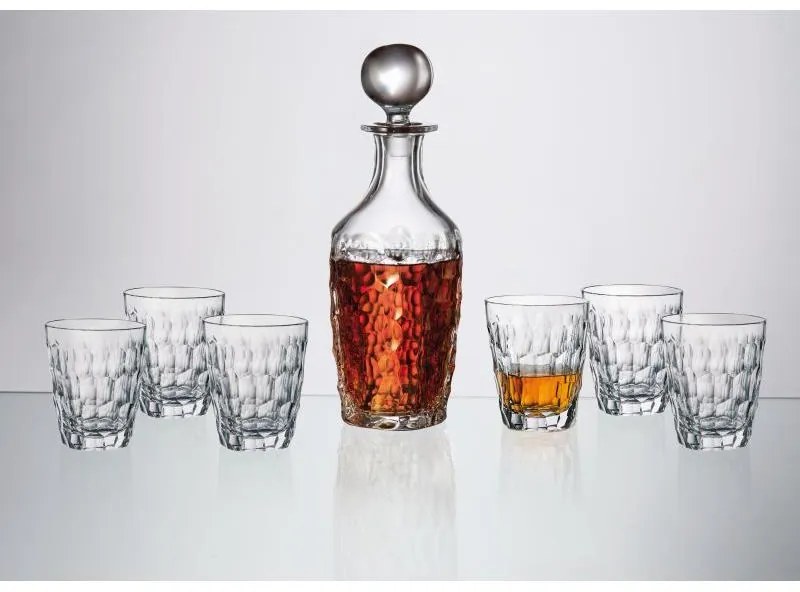BOHEMIA MARBLE SADA NA WHISKY 1+6 KS
