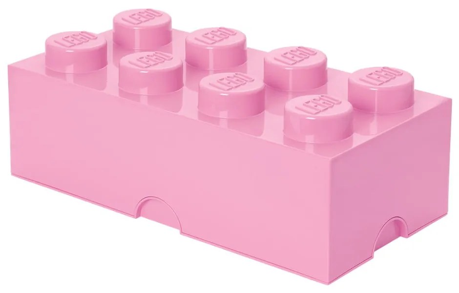 Světle růžový úložný box LEGO® Biano.cz