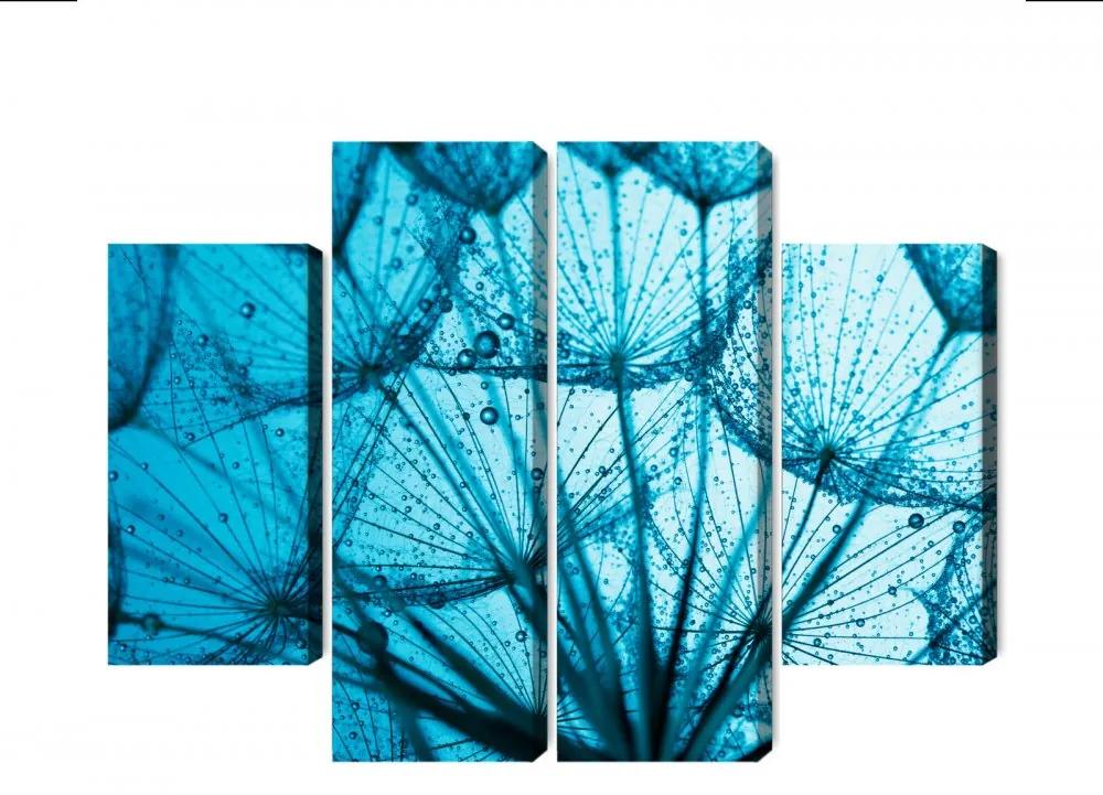 Vícedílný obraz Detailní Záběr Na 3D Semeno Pampelišky Nedostatek Nedostatek Plátno Canvas 200x150