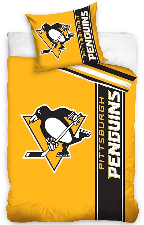 Mikroplyšové povlečení NHL Pittsburgh Penguins Belt