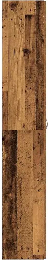 Skříň old wood 60 x 32 x 190 cm kompozitní dřevo 3318714