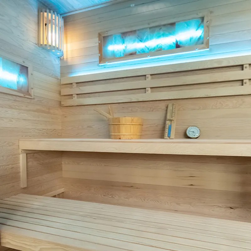 BPS-koupelny Finská sauna Relax HYD-4785 180x160, 4-5 osob