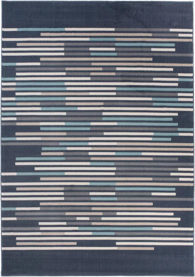 Kusový koberec PP Ken modrý, Velikosti 80x150cm