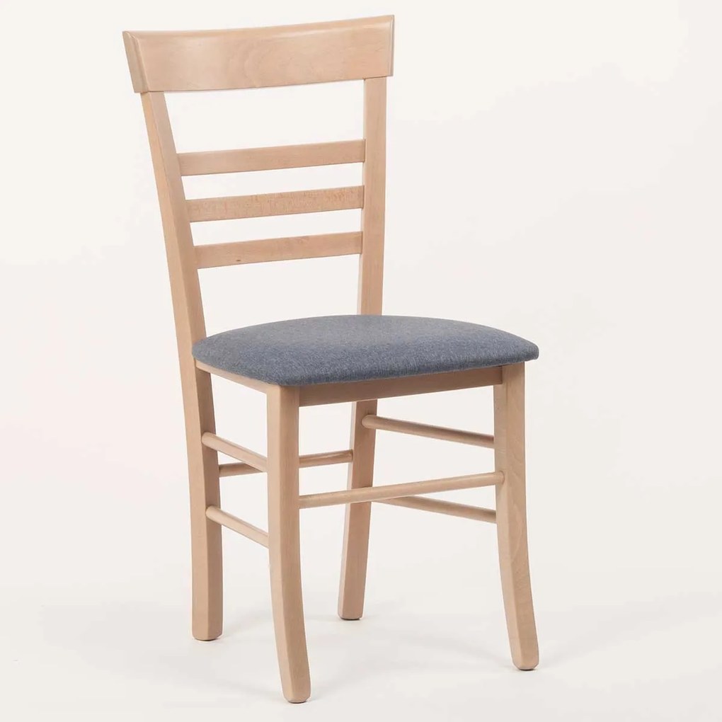 Stima Židle SIENA s čalouněným sedákem dub sonoma LUX jeans 33
