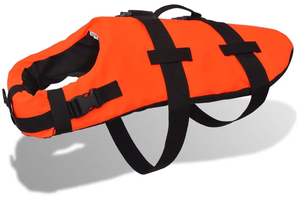Plovací záchranná vesta pro psa L oranžová - Default Title