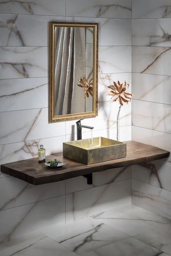 Sapho BOHEMIA 58,9 x 98,9 cm NL484 zrcadlo v rámu zlatá