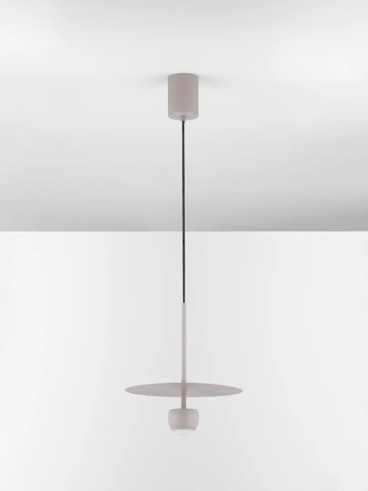 Béžové hliníkové LED závěsné svítidlo ø 30 cm Edem – Nova Luce